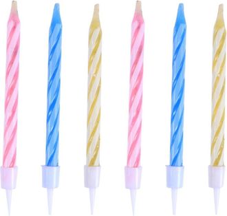 BESPORTBLE 60 St&uuml;ck Lustige Geburtstagskerzen Prank Kerzen zum Auspusten Unm&ouml;glich Party Spa&szlig; Deko f&uuml;r Kuchen und Cupcakes Sicher und Wiederverwendbar