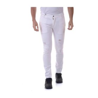 Daniele Alessandrini Schmale Jeans - - Jeans - Herren - Wei&szlig; - W28