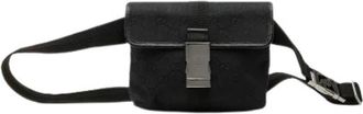 Gucci Pre-owned Sac banane en toile - Femme - Pre-owned - Noir - Taille: ONE Size