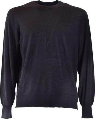 Neil Barrett Rundhalspullover - Schwarz