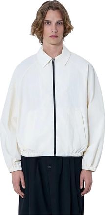 Jacquemus Homme, Vestes, Blanc, Taille: XL Veste Zipp&eacute;e