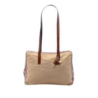 Prada Pre-owned Nylon Shoulder Bag - - Pre-owned - Damen - Beige - ONE SIZE