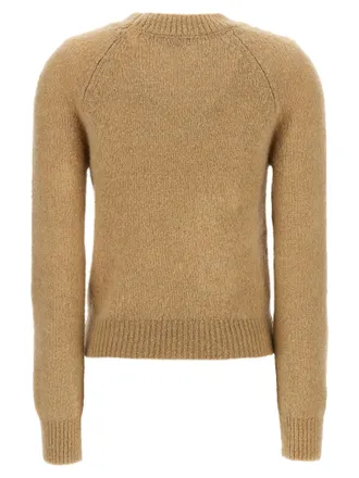 Dries Van Noten Womens Beige Wool Cardigan Clothing