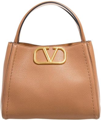 Valentino Garavani Shopper & Totes - VLogo Handbag - Gr. unisize - in Braun - f&uuml;r Damen