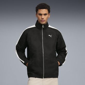 Puma Veste de surv&ecirc;tement tiss&eacute;e T7 Homme, V&ecirc;tements, Noir, XXL