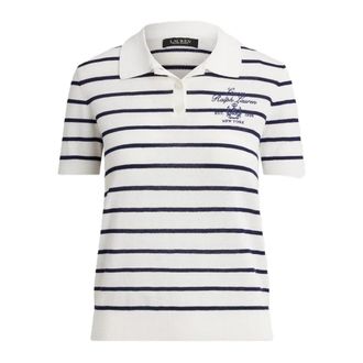 Ralph Lauren Natrissa Kurzarm-Pullover - - Tops - Damen - Wei&szlig; - M
