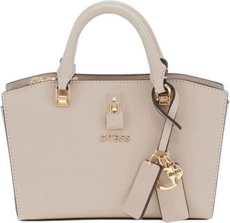 Guess Femme, Sacs, Beige, Taille: ONE Size Sac &agrave; main Queensland Charm