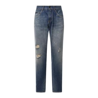 Dolce & Gabbana Homme, Jeans, Bleu, Taille: 2XL Jeans droits