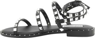 Steve Madden Femme, Chaussures, Noir, Taille: 38 EU Travel Flat Sandal