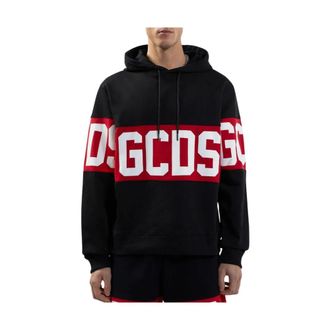 GCDS Gcds, Herren, Sweatshirts & Hoodies, Schwarzk, LGr&ouml;&szlig;e