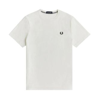 Fred Perry Elegantes Baumwoll-T-Shirt mit Lorbeerkranz-Logo - - Tops - Herren - Wei&szlig; - XL