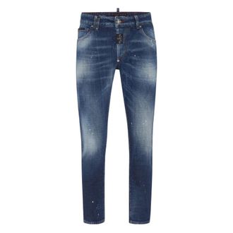 Philipp Plein Homme, Jeans, Bleu, Taille: W38 Pantalon en jean skinny fit
