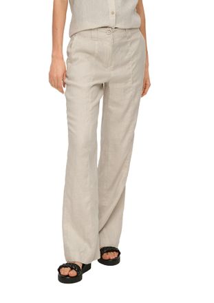 s.Oliver Leinen Hose, Wide Leg
