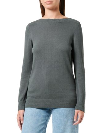 s.Oliver Damen Pullover Langarm Green 38