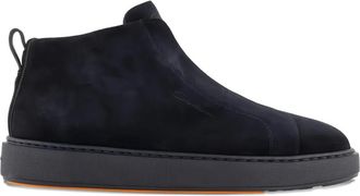 Santoni Stiefel aus Wildleder - Blau