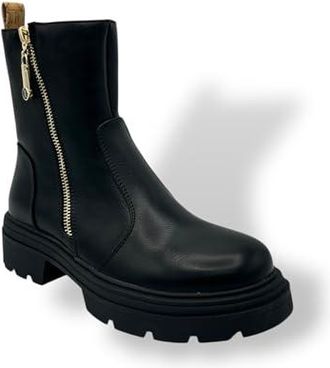 Alviero Martini 1A Classe Alviero Martini Premi&egrave;re Classe Femme Chaussures Z1245300B Bottines avec fermeture &eacute;clair, Noir, 36 EU