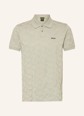 HUGO BOSS Jersey-Poloshirt Pirax Relaxed Fit gruen