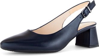 Gabor Damen Slingpumps, Frauen Absatzschuhe,Heels,hochhackige Schuhe,stoeckelschuhe,Ausgehschuhe,Abendschuhe,Court Shoes,Midnight,40 EU / 6.5 UK