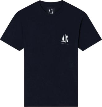 A|X Armani Exchange Homme, Tops, Bleu, Taille: XL T-Shirt Coupe Standard