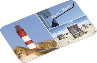 KESPER 31239 Frühstücksbrettchen KÜSTE aus Melamin/Stullenbrett/Brotbrett