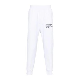 Dsquared2 Stylische Hosen f&uuml;r M&auml;nner - - Trousers - Herren - Wei&szlig; - S