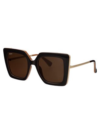 Max Mara Womens Sunglasses Mm0051 Brown Injected