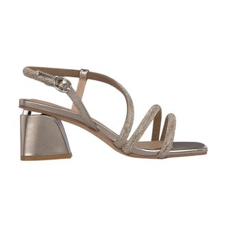 Alma En Pena Sandalen mit mittlerem Riemen und Schmuck - - Shoes - Damen - Gelb - 38 EU
