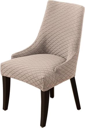 Generic Polsterschutz F&uuml;r Esszimmerst&uuml;hle, Elastische Anti-Rutsch Sesselbezug Abnehmbar Und Waschbar, Schoner F&uuml;r Wingback Armlehnen St&uuml;hle Im Wohnzimmer, B&uuml;r