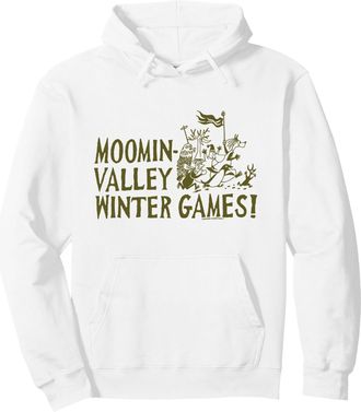 Moomin Olive Moominvalley Winterspiele! Sport Pullover Hoodie