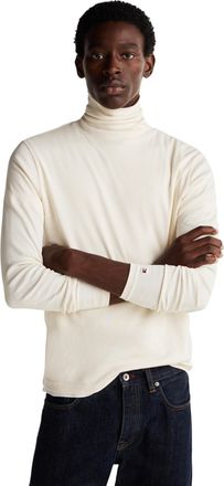 Tommy Hilfiger Herren Pullover Roll Neck mit Rollkragen, Elfenbein (Ivory Petal), XXL