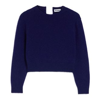 Jil Sander Femme, Pulls, Bleu, Taille: 46 FR Tricots