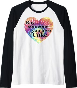 Coca Cola Ware Pride Buy Someone You Love A Coke Tie Dye Heart Raglan