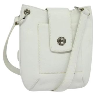 Bulgari Pre-owned Leder Schultertasche - - Pre-owned - Damen - Wei&szlig; - ONE SIZE