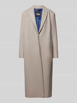 HUGO BOSS Mantel mit Reverskragen