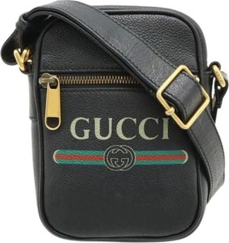 Gucci unisex, Pre-owned, Noir, Taille: ONE Size Sac bandouli&egrave;re vintage Pre-owned