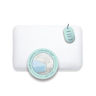 Casper Hybridkissen zum Schlafen, Standard, Weiß