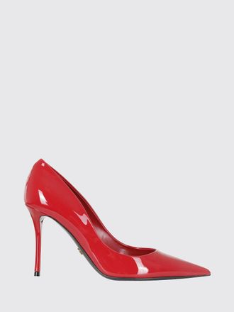 Dolce & Gabbana Escarpins en cuir verni avec monogramme DG et talon aiguille