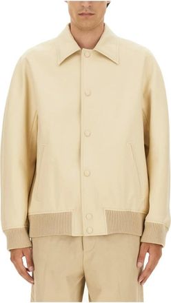 Lanvin Homme, Vestes, Beige, Taille: L Blouson Kimono Oversize