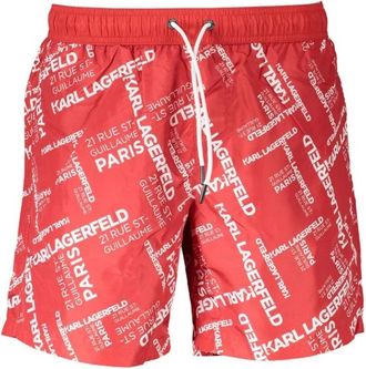 Karl Lagerfeld Homme, Maillots de bain, Rouge, Taille: S Maillot de bain en polyester