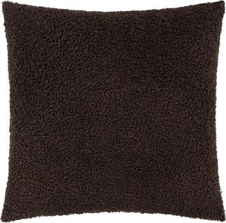 furn. Yard Cabu Kissen mit Polyesterfüllung - weicher, grober Scandi-Boucle-Stoff mit Struktur (Schokolade - 55x55cm)