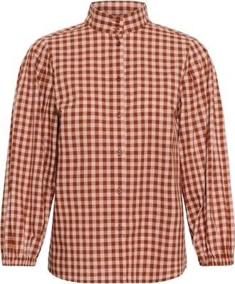 Inwear Chemise Haimaiw - Femme - Blouses et Chemises - Brun - Taille: 46 FR