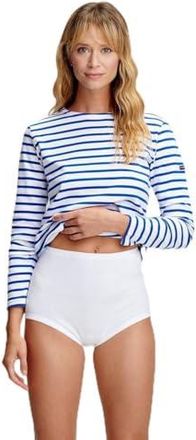 Armor Lux Culotte Taille Haute - Coton &eacute;pais Issu de lagriculture Biologique Blanc XL