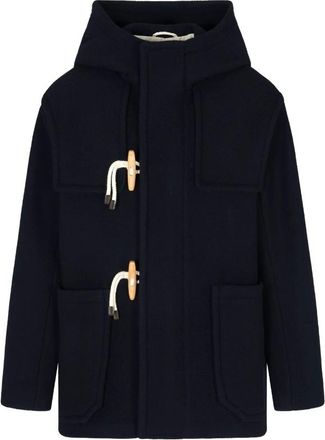 Emporio Armani Homme, Vestes, Bleu, Taille: L Duffle-coat en drap de laine vierge