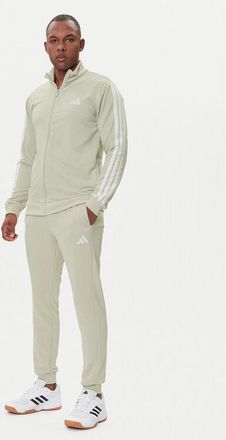 adidas Jogginganzug Basic 3-Stripes JX5519 Beige Regular Fit
