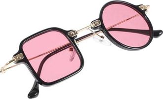 Garneck de Soleil pour Cyclisme Femme Protection Uv Légère Pc Design Irrégulier Punk Noir et Rose pour Extérieur et Plage