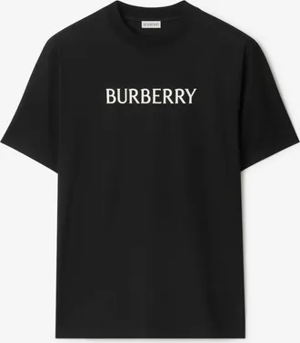 Burberry T-shirt en coton à logo, Size: XXXXL