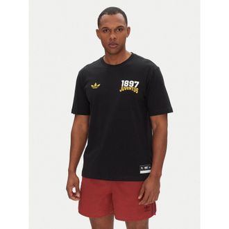 adidas T-Shirt Juventus VRCT JL6114 Schwarz Regular Fit