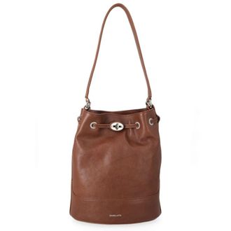 Zanellato Braune Leder-Eimer-Tasche Mond&agrave; - - Bags - Damen - Braun - ONE SIZE