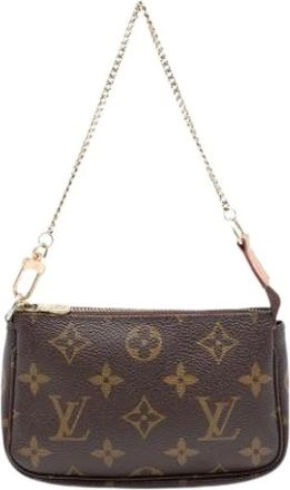 Louis Vuitton Pre-owned Mini Pochette Accessoires - Femme - Pre-owned - Brun - Taille: ONE Size