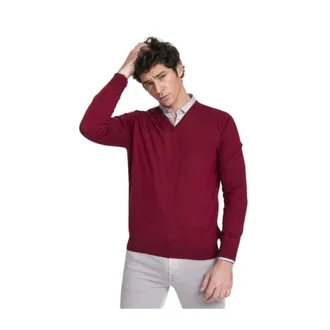 Gran Sasso Herren, Strickwaren, Rot, 4XLGr&ouml;&szlig;e